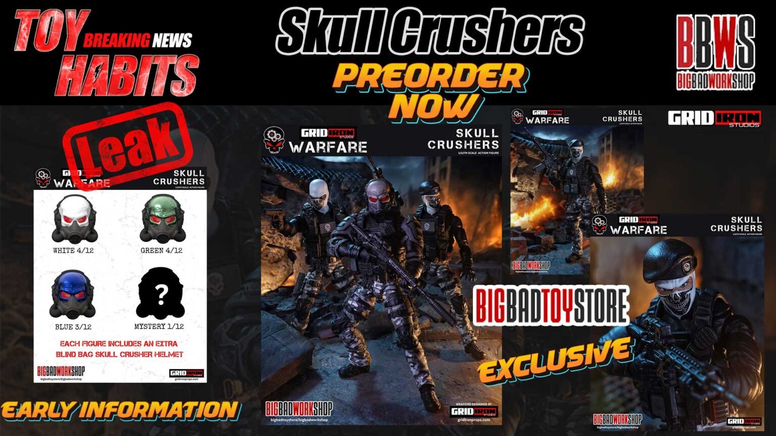Skull Crushers Big Bad Toy Store Exclusive Gridiron Studies Warfare ...