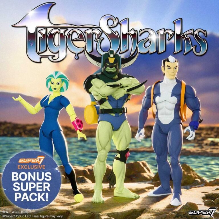 TigerSharks Super7 Ultimates Wave 1 Preorders & Official Images