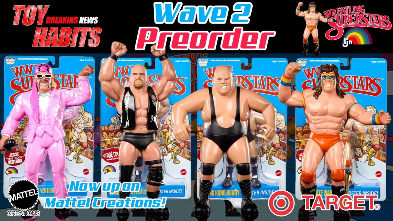 WWE LJN Superstars Retro Wave 2 Official Images