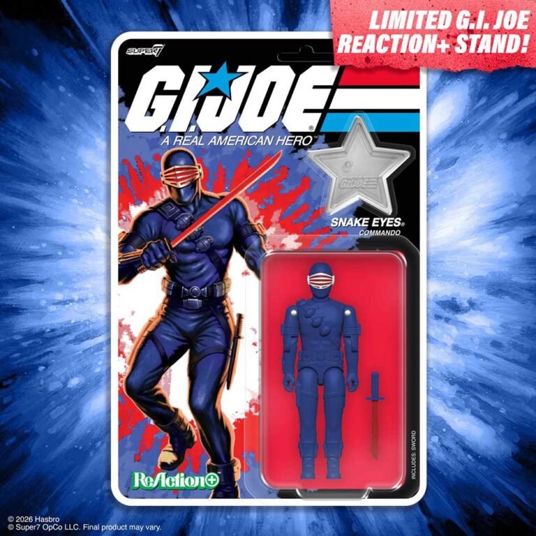 GI Joe ReAction+ Super 7 USA 250th Wave Preorder & Official Images