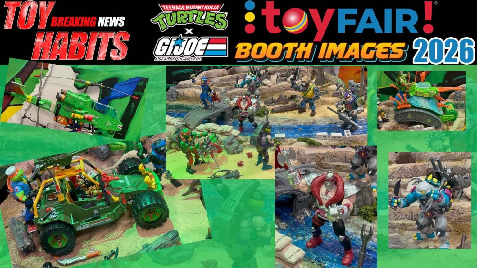 GI Joe TMNT Crossover Toy Fair 2026 Booth Images - Toy Habits
