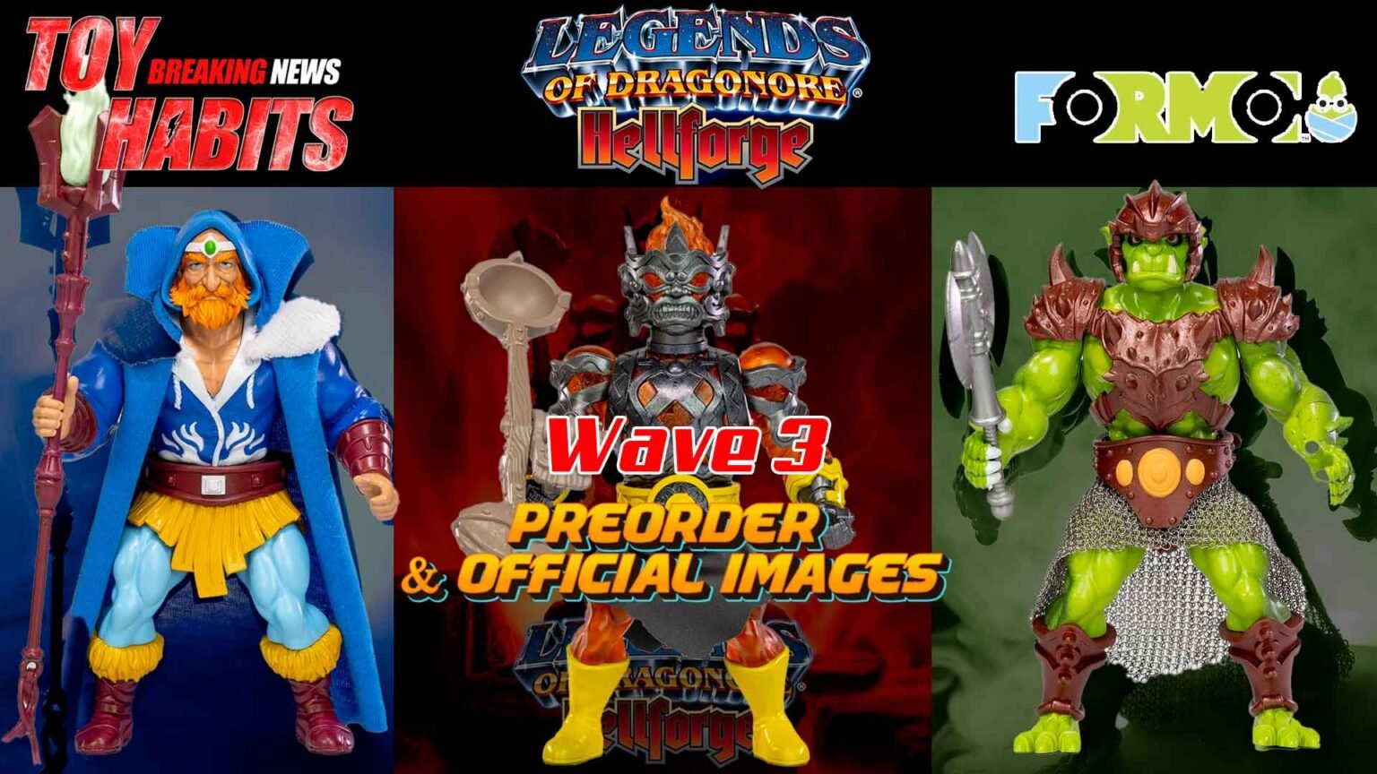 Hellforge Wave 3 Legends of Dragonore by Formo Toys Preorder & Official ...