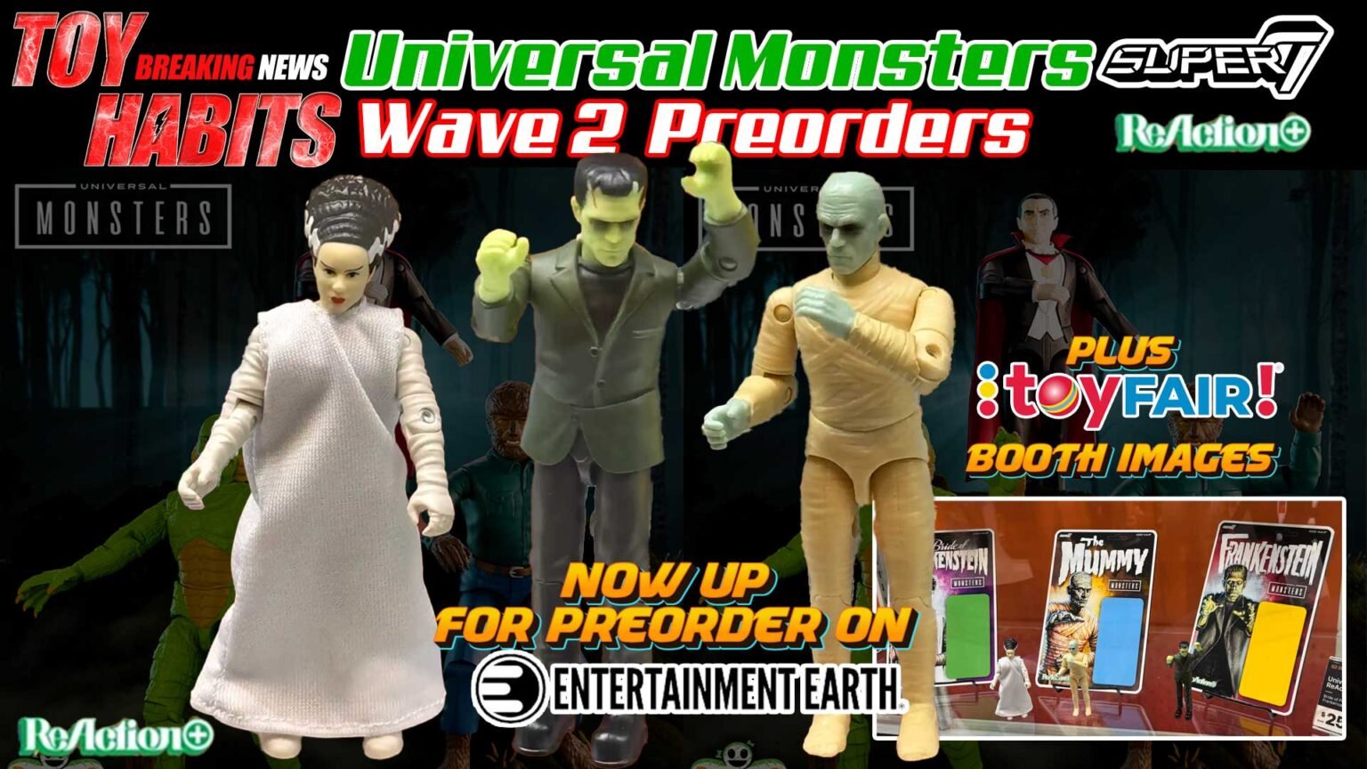 Super7 Universal Monsters ReAction+ Wave 2 Preorders