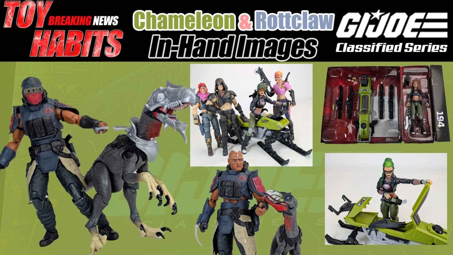 Dreadnok Chameleon & Professor Rottclaw GI Joe Classified Series In ...