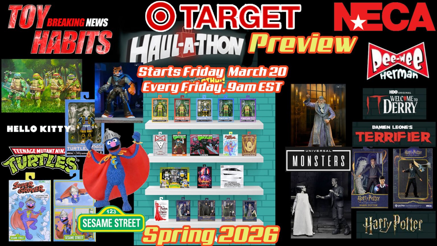 Spring 2026 Target Collector's Spot Neca Haulathon preview