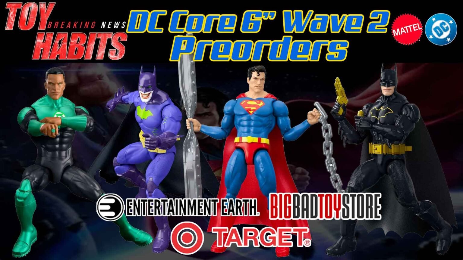DC Comics 6 inch Core Wave 2 Preorders