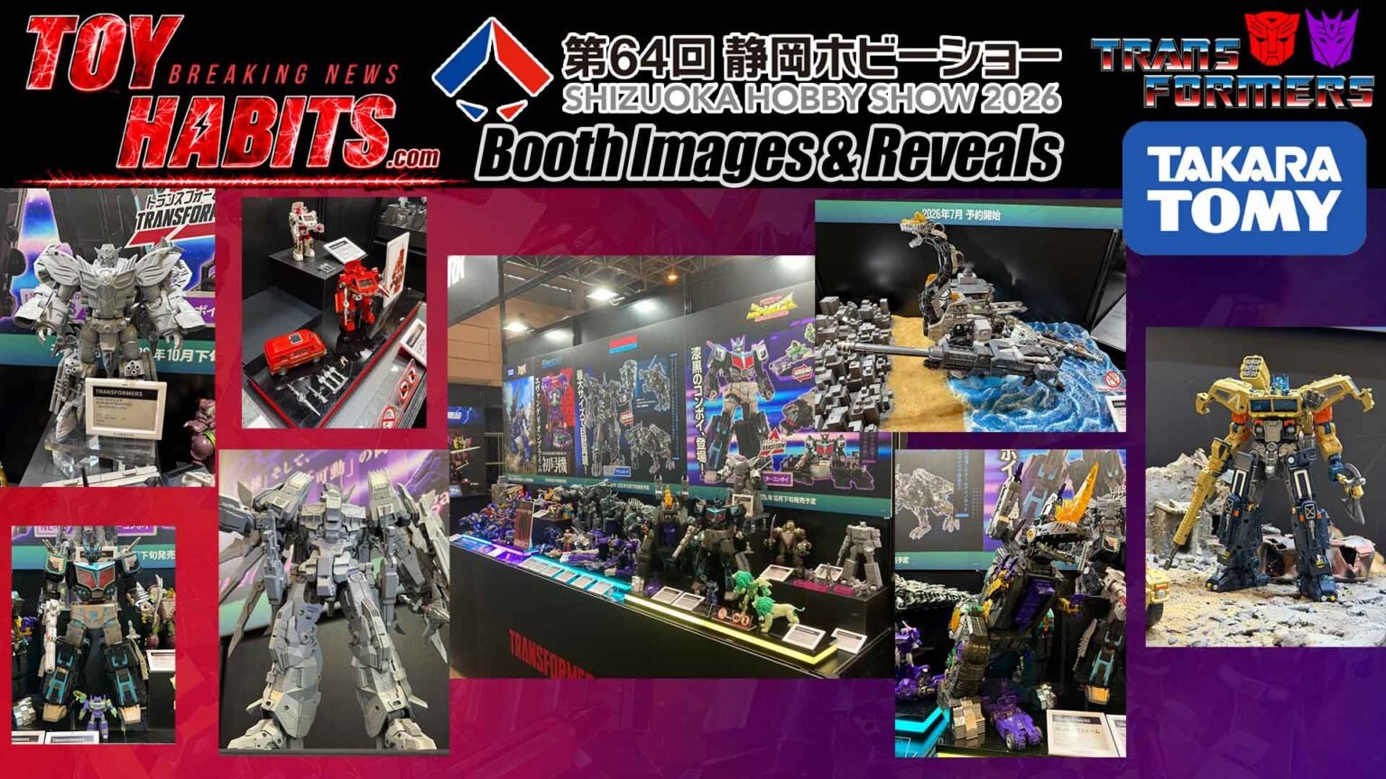 Transformers Takara Tomy Shizuoka Hobby Show 2026 Booth Images and ...