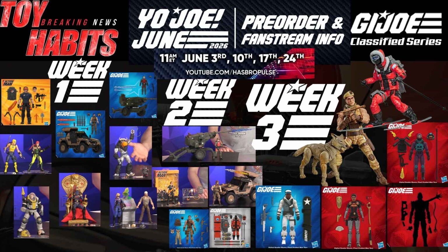 GI Joe Classified Series Yo Joe June 2026 FanStream Info Preorders ...