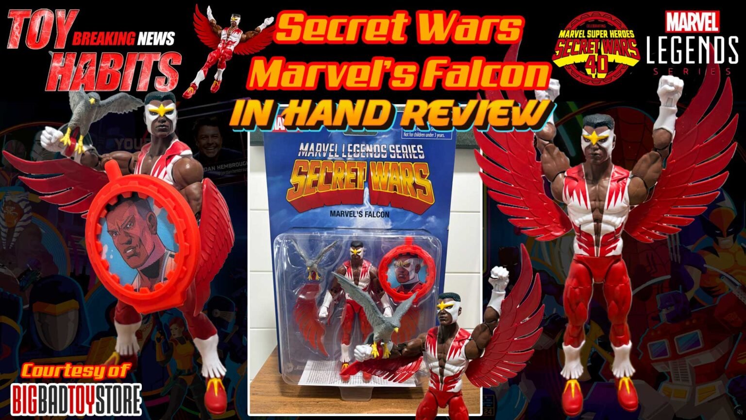 Secret Wars Marvel Legends Marvel's Falcon In Hand Review